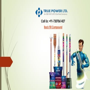 Back Fill Compound | PDF