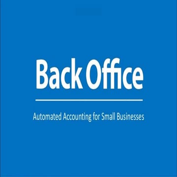 Back Office Pitch Deck | PDF