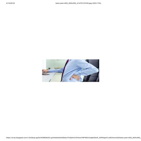 Valuing Spine Health In The Workplace | PDF | Medical Health