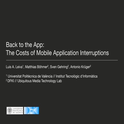 Understanding Mobile Application Usage | PDF