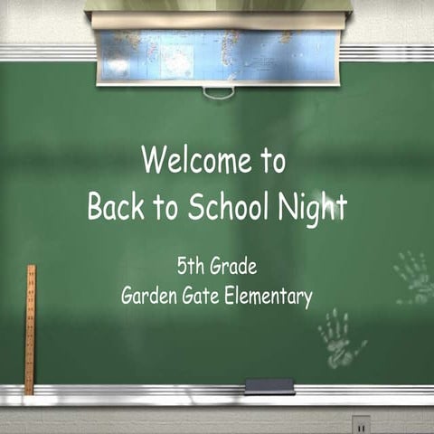 Back to School Night presentation 1011 | PPT