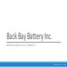 Back Bay Battery Inc Case Study | PPTX