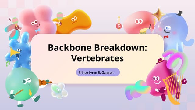 Grade 6 - Vertebrates and Invertebrates | PPT