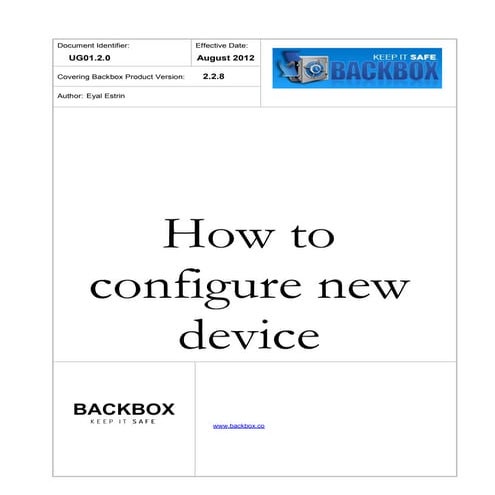 Back box how-to_configure_a_new_device | PDF