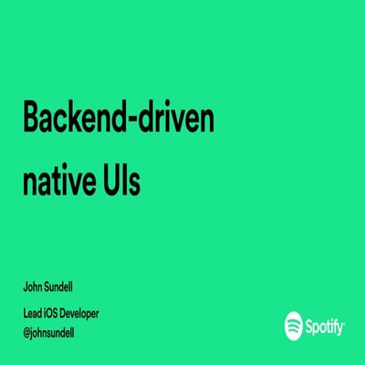 Backend-driven native UIs | PDF