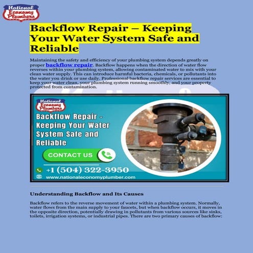Backflow Preventor Its Importance and How It Safeguards Your Water System.pdf