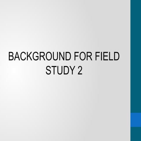 THE PPT BACKGROUND-FOR-FIELD-STUDY-2.pptx | Educational Assessment ...