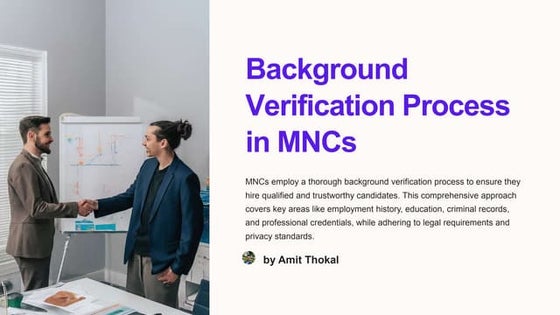 Background Verification Process in India | TraQSuite | PDF