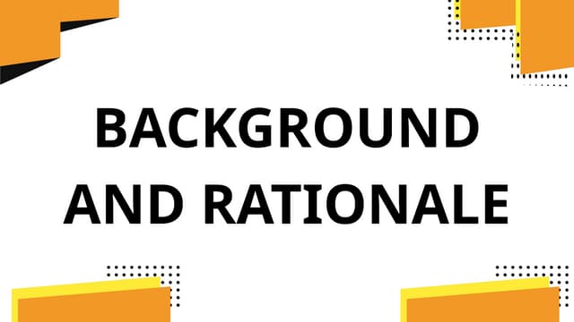 How to write the rationale for research? | PDF