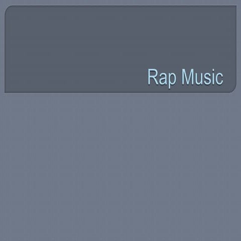 Hip hop presentation | PPTX