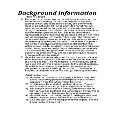 Background info | PDF