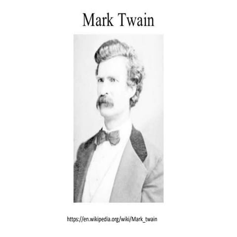 Background material for mark twain and tom sawyer | PPT