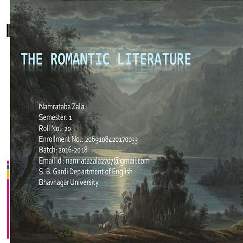 Background of the romantic age paper no.: 5 | PPT