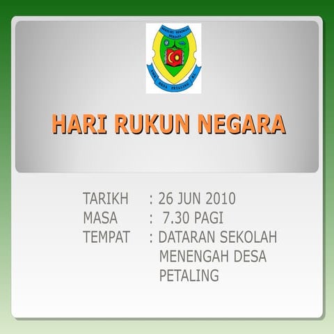 Background rukun negara | PPT