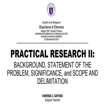 Practical Research 1 Lesson 9 Scope and delimitation.pptx