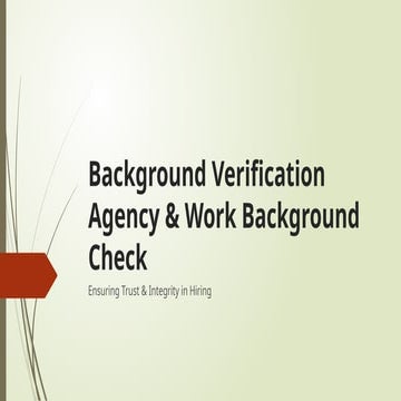 Background Verification Agency & Work Background Check.pptx