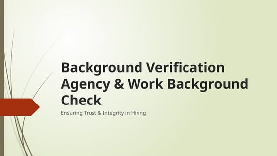 Enhancing Background Verification Processes with Automation | DOCX