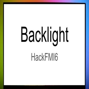 Backlight | PPT