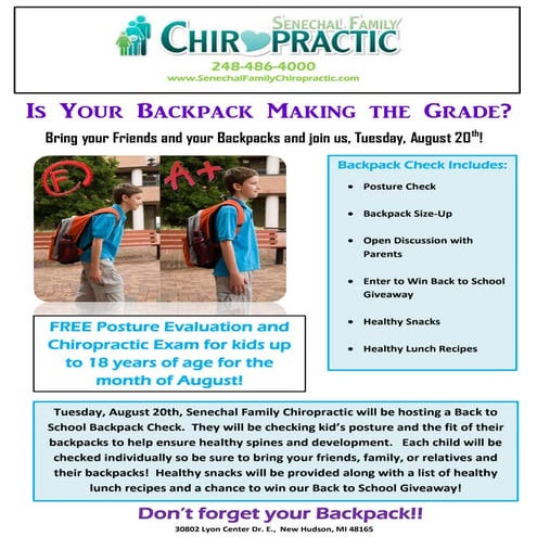 Backpack safety flyer pdf | PDF