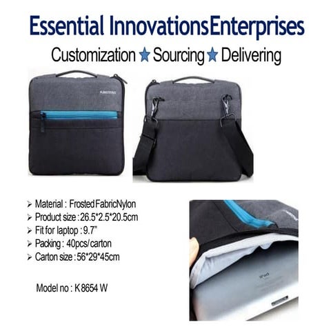 Backpacks, Laptop Bags Briefcases & Slings | PPT