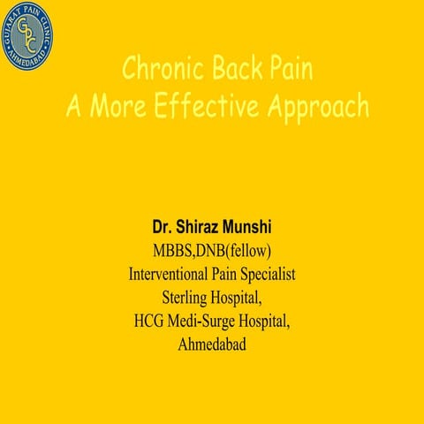 Back Pain | PPT