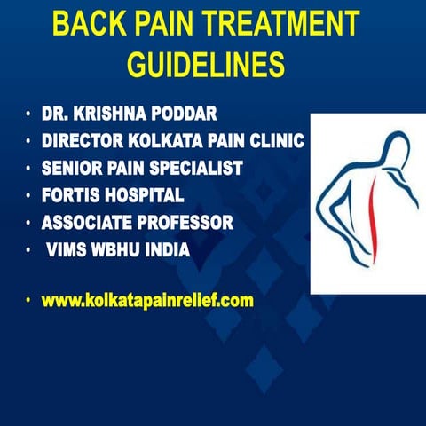 Back pain guide line | PPTX