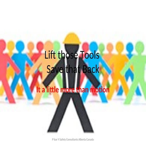 Back safety and tools in the industries. | PPT