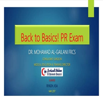 Back to Basics! PR exam | PPTX