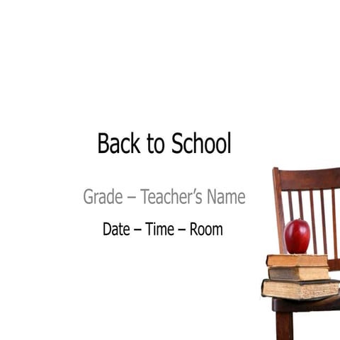 Back To School | PPT