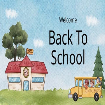 Back To School Education Presentation In Cute Watercolor Style.pptx