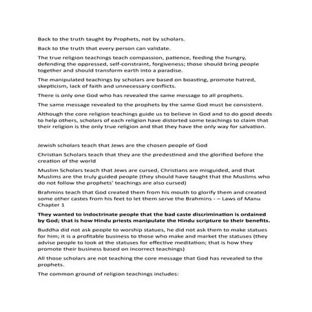 Ten Commandments of Moses and Krishna | PDF