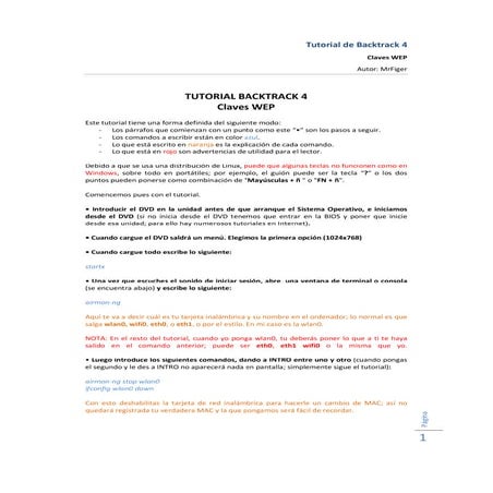 Backtrack 4 tutorial