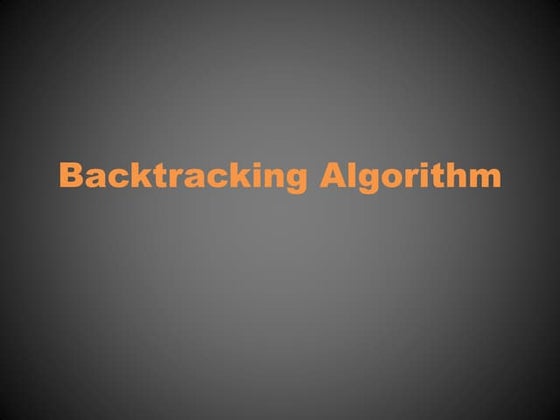 8 queen problem | PPTX | Games and Puzzles | Hobbies & Interests