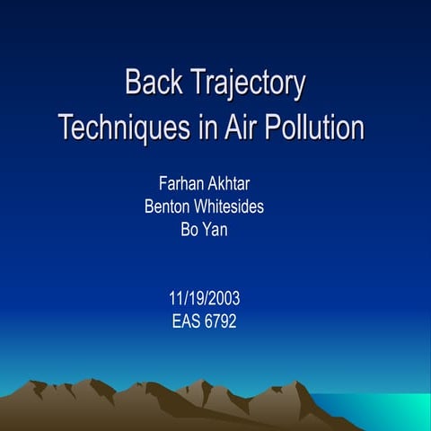 back_trajectory_techniques_in_air_pollution.ppt