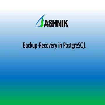 Backup Recovery In Postgresql Pdf 0491
