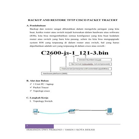 Backup And Restore Tftp Cisco Packet Tracert Pdf