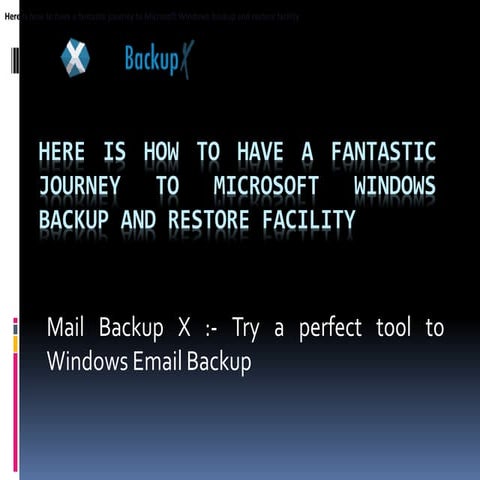 Remo Outlook Backup and Migrate | PPTX