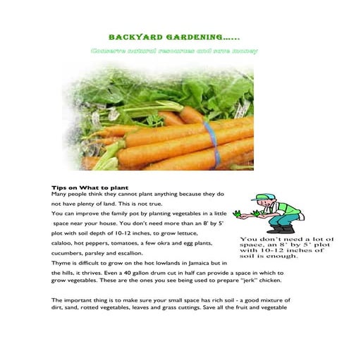 Backyard Gardening | DOC