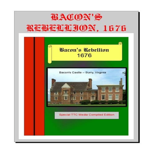 Bacons Rebellion 1676 American Colonial History | PDF | Law