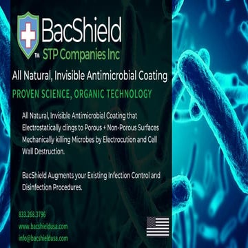 Introducing the BacShield Technology: All-Natural, Non- Toxic EPA ...