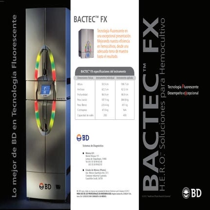 BD BACTEC FX - folleto | PDF