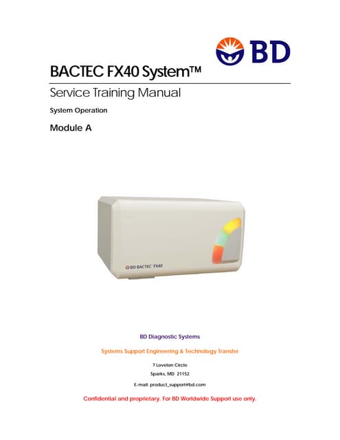 BD BACTEC FX40 folleto | PDF | Blood Disorders | Diseases and Conditions