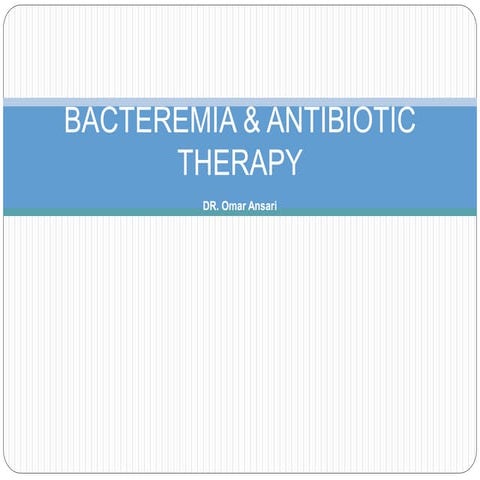 Bacteremia | PPTX