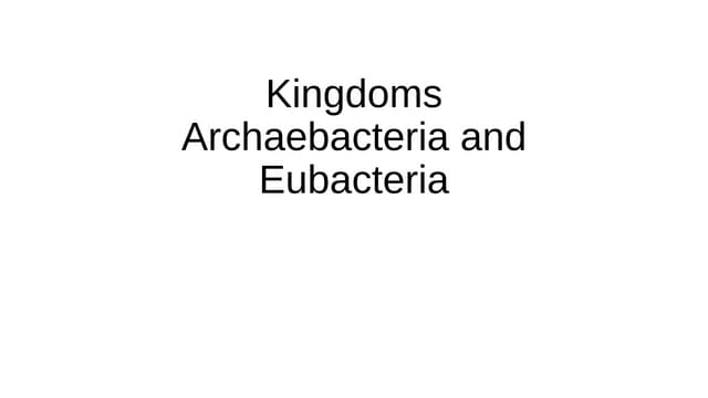 Five kingdom Classification | PPT | Biological Sciences | Science