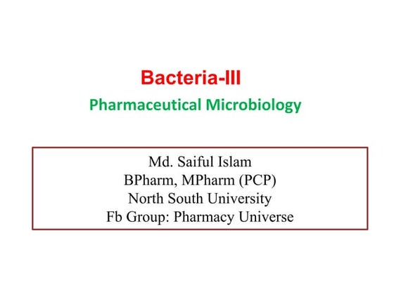 Presentation ,,on growth of bacteria.ppt