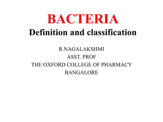 Classification of bacteria based on temperature, ph and oxygen ...