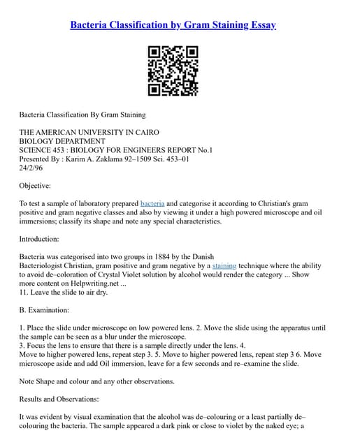 Medical Microbiology Laboratory (Clostridium spp.) | PDF