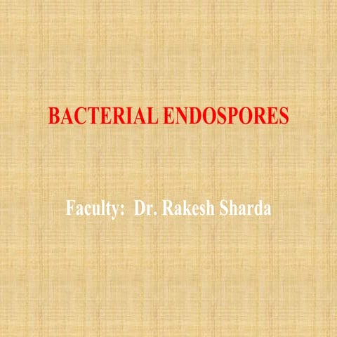 bacterial spore.ppt