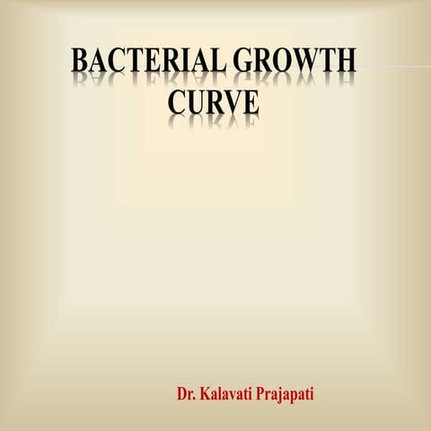 Calculating bacterial growth | PDF