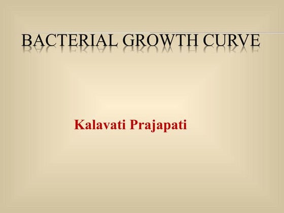 Numerical Problems on Microbial Growth kinetics | PPTX